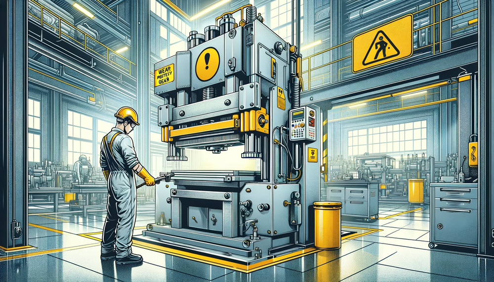 Hydraulic Press Safety Tips - STANDARD Machine Tools